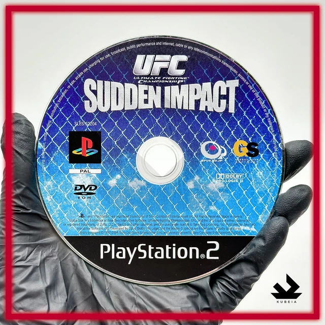 UFC SUDDEN IMPACT 🇬🇧 English Pal 🔥 Sony Playstation 2 Ps2 Nur Disc 🎁 ...