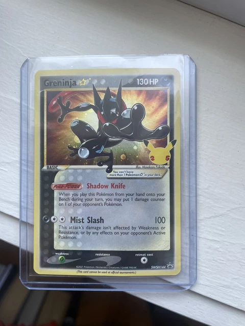 POKÉMON TCG GRENINJA Star SWSH Black Star Promo SWSH144 Holo Promo $1. ...
