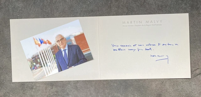 AUTOGRAPHE DE LAURENT Malvy Ancien Ministre 2009 EUR 9,99 - PicClick FR