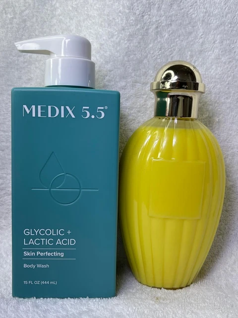 MEDIX 5.5 GEL De Douche Glycolic Acid Lactic + Serum Concentré Booster EUR 108,69 - PicClick FR