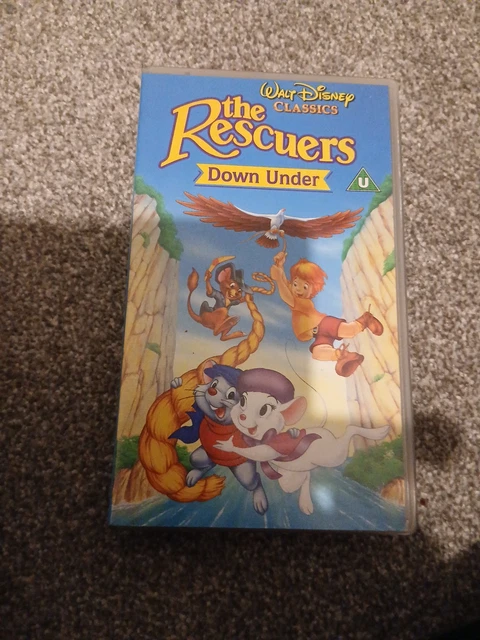 THE RESCUERS DOWN Under Walt Disney PAL VHS Tape £1.16 - PicClick UK