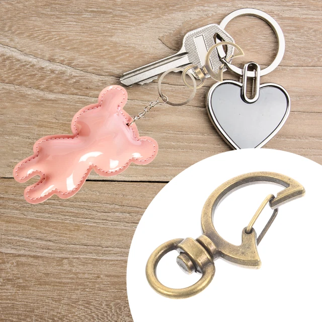 10PCS DIY KEYCHAINS Accessories Spring Snap Clips for Crafts £8.98 ...