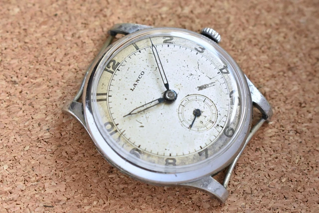 RARE MONTRE-BRACELET MILITAIRE LANCO WW2 ERA 35 mm EUR 68,24 - PicClick FR