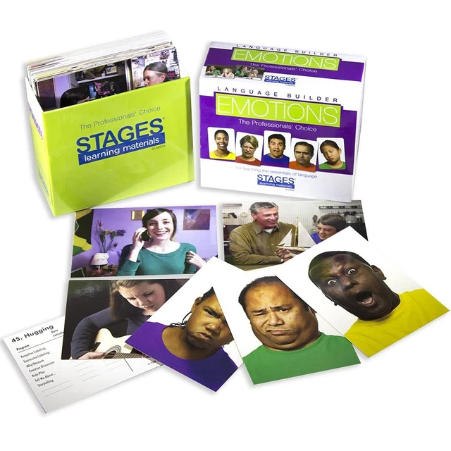 STAGES LEARNING MATERIALS Language Builder Emotion Picture Cards ...