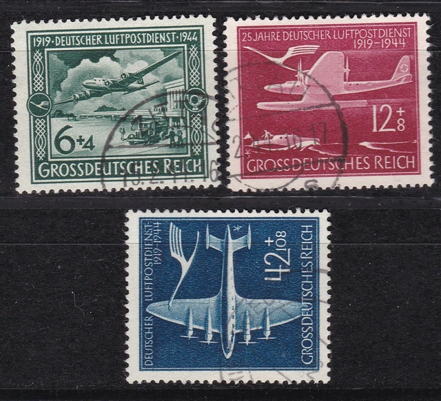 GERMANY THIRD REICH 1944 25 Years Of Air Transport Mail £1.67 - PicClick UK