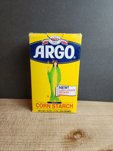 VTG ARGO PURE Corn Starch Corn Maiden Box Great Display Native American ...