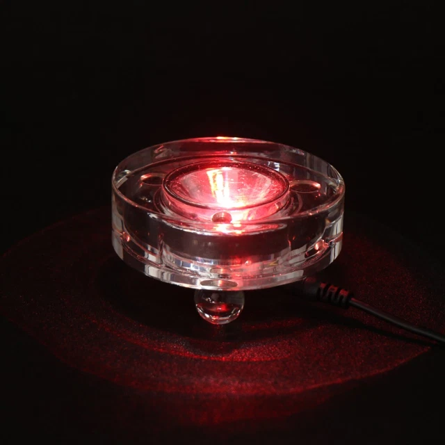 LED LIGHT- ROUND Display Base Holder for Crafts Glass Art with £8.89 ...