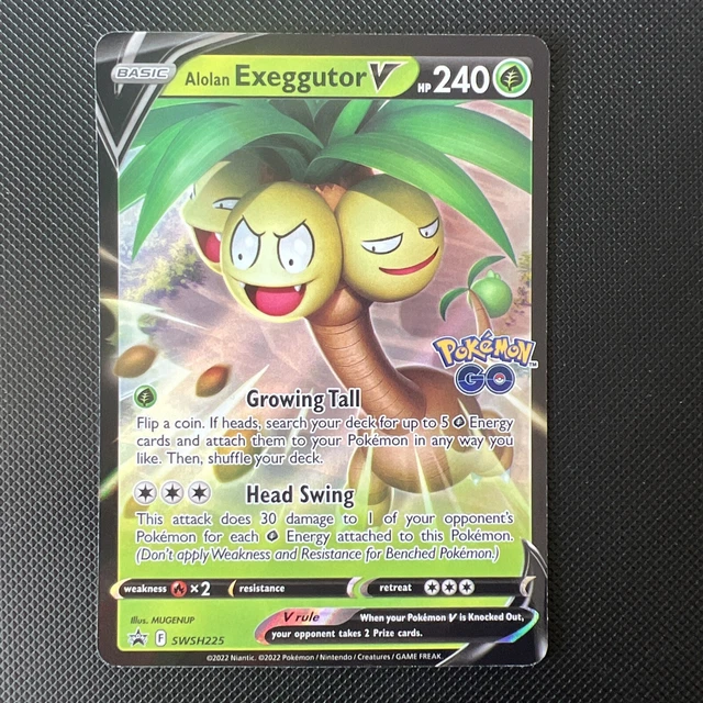 ALOLAN EXEGGUTOR V | SWSH225 | Black Star Promo | FULL ART | NM ...