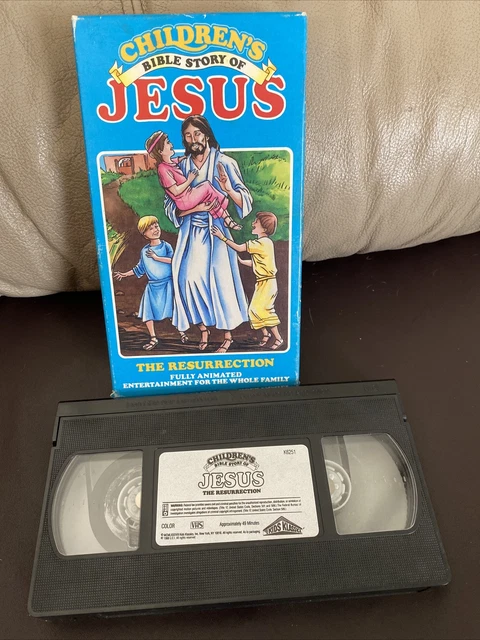 CHILDREN S BIBLE STORY Of Jesus VHS Tape The Resurrection Fully children-s-bible-story-of-jesus-vhs-tape-the-resurrection-fully