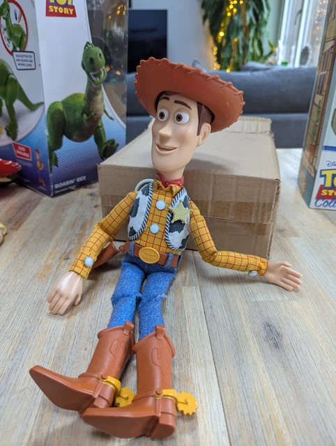 DISNEY TOY STORY Talking Woody Pull String Doll Toy - Thinkway Toys Working £21.00 - PicClick UK