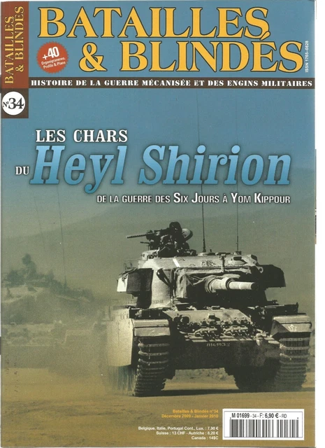 BATAILLES & BLINDES N°34 Chars Heyl Shirion / Flers / Tunisie / Italie ...