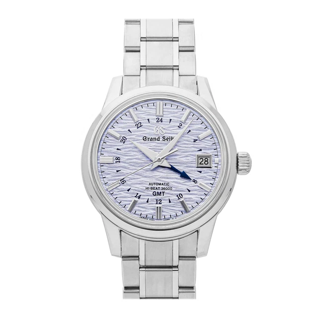 GRAND SEIKO ELEGANCE Collection GMT Steel Automatic Mens 39mm Watch ...