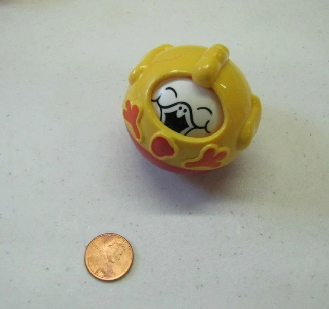 FISHER PRICE ROLL AROUND BALL ~ Roll-a-Round YELLOW DUCK BALL TOY Ride ...