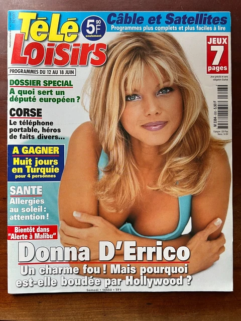 TÉLÉ LOISIRS 7/06/1999; Donna D'Errico/ Sarah Michelle Gellar/ Christine Bravo EUR 9,00 ...