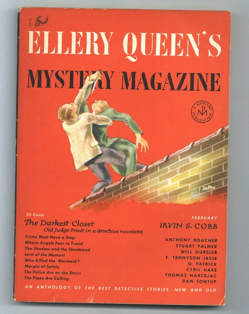 ELLERY QUEEN'S MYSTERY Magazine Vol. 17 #87 VF 1951 £61.00 - PicClick UK