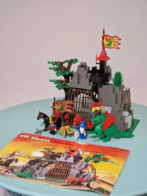 LEGO VINTAGE SET System Castle 6076 Dark Dragon's Den, 100% complete w ...