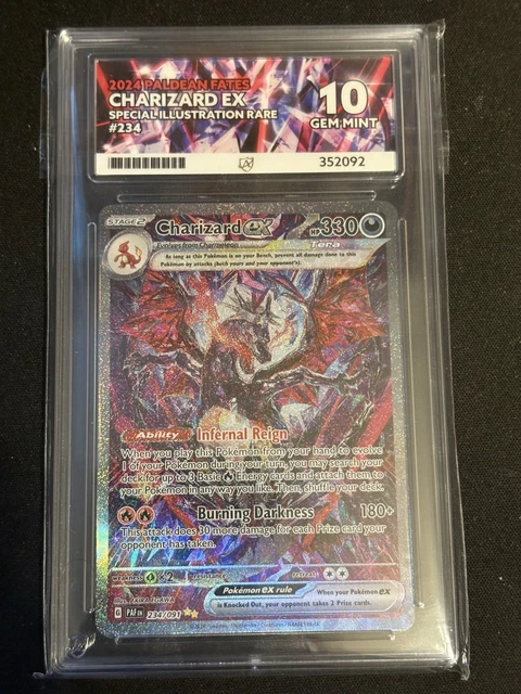 ACE 10 CHARIZARD ex 234/091 Sv: Paldean Fates Holo £394.32 - PicClick UK