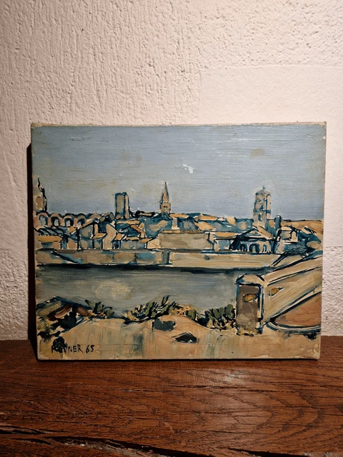 THÉODORE KOVNER 1965 - Vue de Ville Bordelaise - Huile sur Toile ...