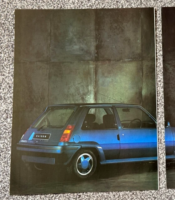 COLLECTABLE VINTAGE 1990 Magazine ADVERT Picture Renault 5 GT Turbo ...