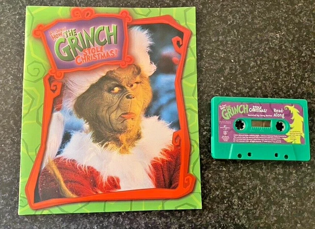 DR SEUSS 'HOW The Grinch Stole Christmas! Book & Cassette Read-Along ...
