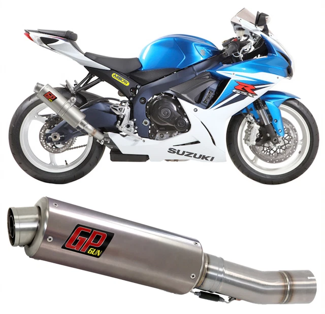 POT D'ECHAPPEMENT HOMOLOGUE Gp Gun Arrow Acier Suzuki Gsx-R 600 2011 11 ...