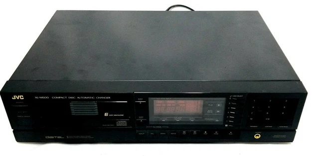 JVC CD PLAYER 6 Compact Disc Magazine Plus 1 Tray Automatic Changer XL ...