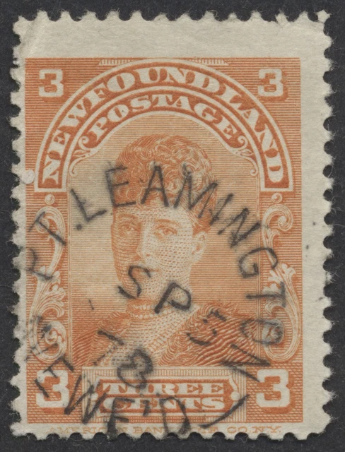 NEWFOUNDLAND POSTMARK SON Pt. Leamington NEWFD Split Ring #83 $0.95 ...