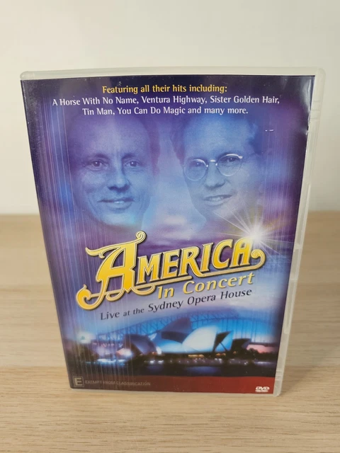AMERICA LIVE AT the Sydney Opera House DVD 2004 Region 4 PAL $9.94 ...
