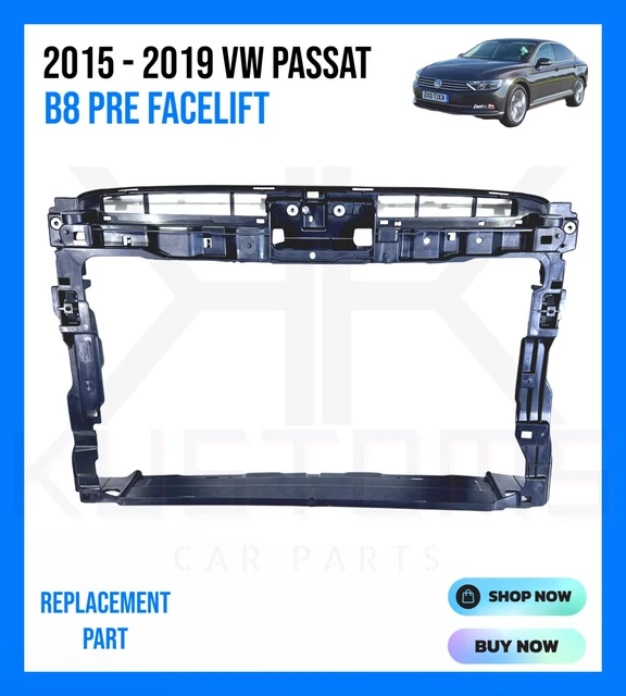 VW VOLKSWAGEN PASSAT B8 2015 - 19 Front Slam Panel Radiator Bonnet Lock ...