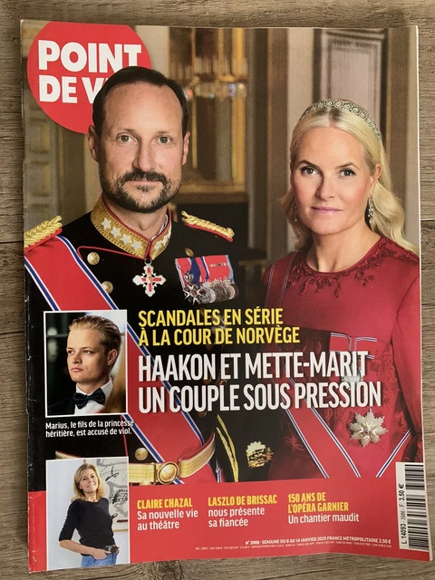 POINT DE VUE N° 3986 du 08/01/2025 Haakon et Mette-Marit-Claire CHAZAL ...