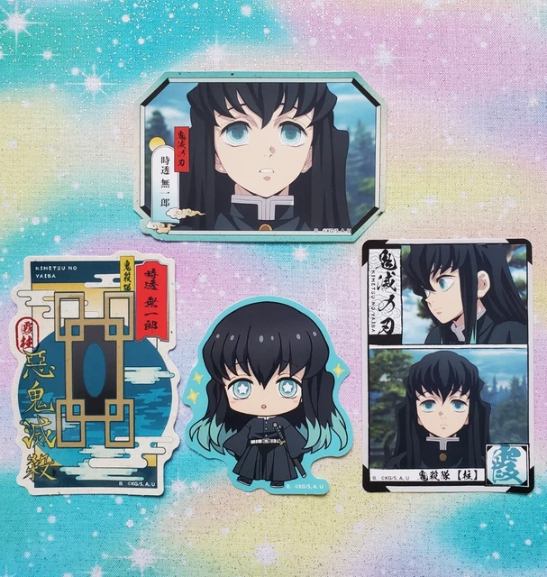 MUICHIRO TOKITO - Demon Slayer - Official Japanese Set of 4 Stickers ...