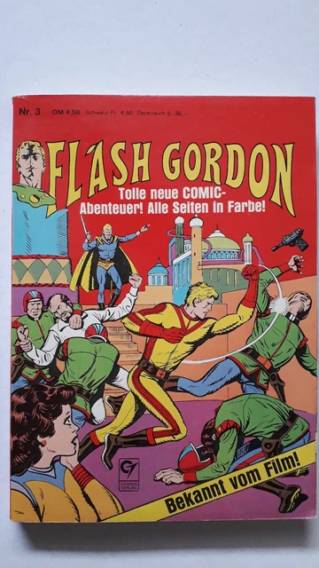 FLASH GORDON NR.3 von 1981 - TOP Z0 Science Fiction Comic-Taschenbuch ...