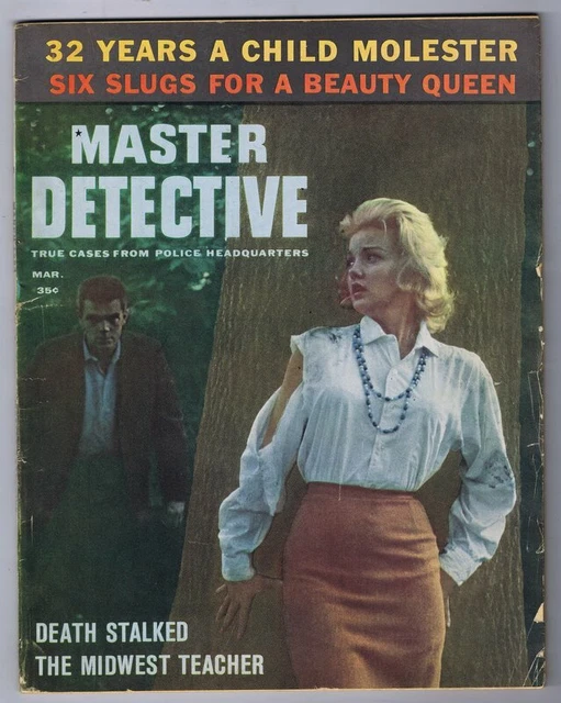 VINTAGE 1955 MASTER Detective Magazine Vol 51 #2 MacFadden GGA £18.35 ...