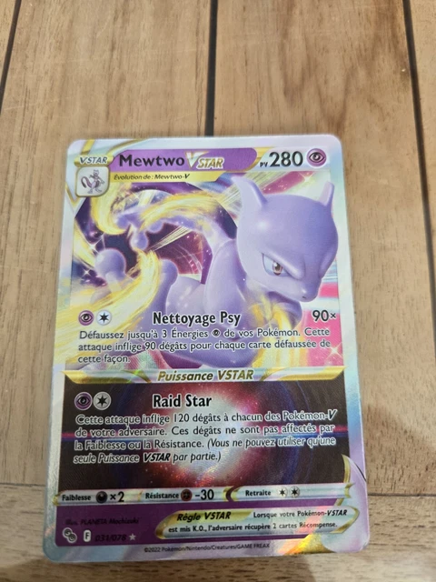 CARTE POKÉMON MEWTWO Vstar 031/078 Pokémon Go EUR 9,00 - PicClick FR