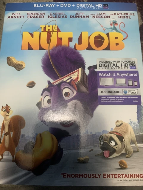 THE NUT JOB (Blu-ray/DVD, 2014, 2-Disc Set, Includes Digital Copy ...
