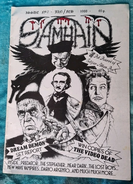SAMHAIN VINTAGE HORROR Magazine No 7. Feb 1998. £9.99 - PicClick UK