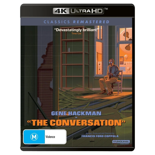 THE CONVERSATION (BLU-RAY) Gene Hackman John Cazale Frederic Forrest ...