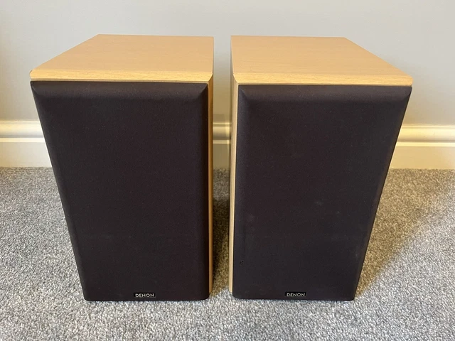 DENON MISSION SC-M50 Hi-Fi Bookshelf Speakers Pair Fully Working 50w ...