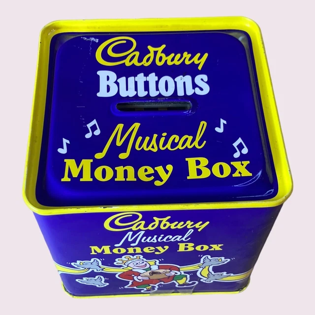 CADBURY BUTTONS Musical Money Box ( No Music) £8.00 - PicClick UK
