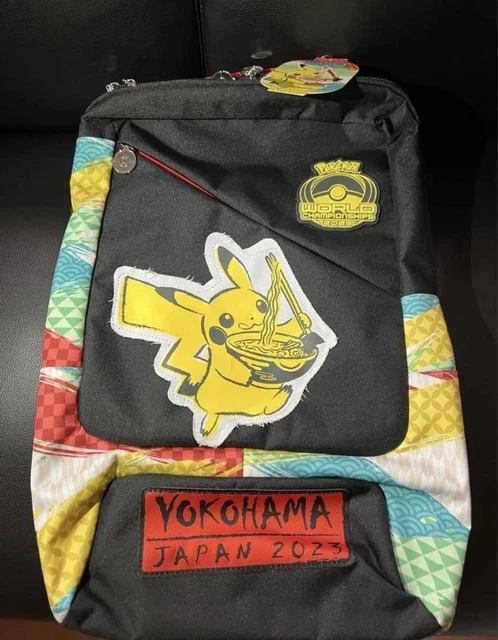 POKEMON WORLD CHAMPIONSHIPS 2023 Yokohama Pikachu BackPack WCS Bag ...