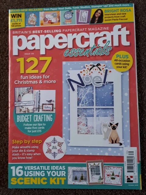 PAPERCRAFT ESSENTIALS MAGAZINE Issue 179, NO FREE GIFTS, Card Making ...