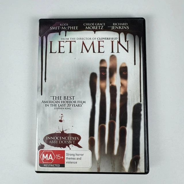 LET ME IN (DVD 2010) Kodi Smit-McPhee Chloe Moretz Richard Jenkins ...
