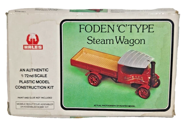 HALES HK3, 1:72 Scale Foden C Type Steam Wagon Plastic Model Kit Unused ...