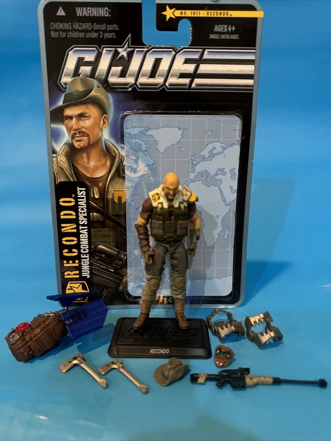 GI JOE PURSUIT Of Cobra RECONDO v7 Jungle Combat Specialist Fig Loose ...