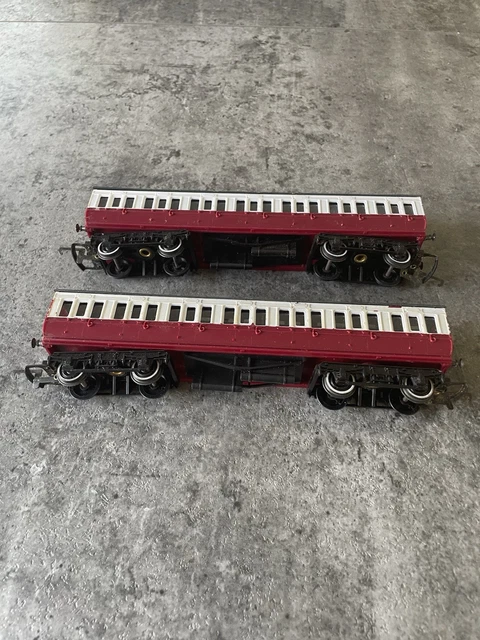 TRIANG 2 X Vintage Clerestory Passenger Coach’s-Unboxed-wheels ...