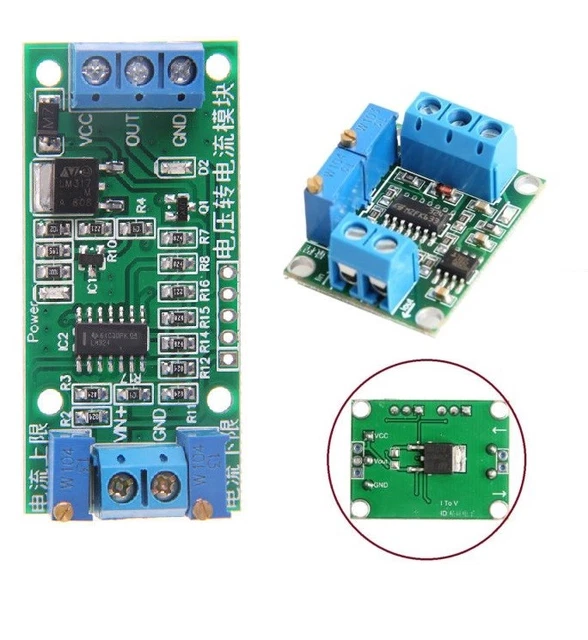CURRENT VOLTAGE TRANSMITTER 4-20mA/ 0-5V Isolation Signal Converter ...