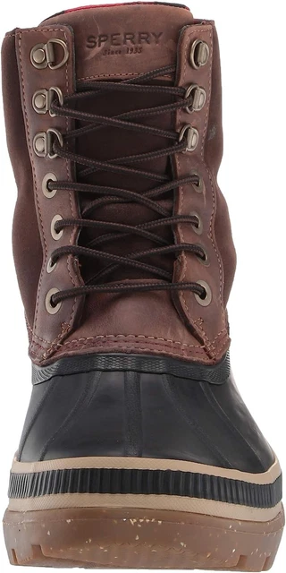SPERRY TOP-SIDER ICE Bay Boot Black/Tan 7M £63.60 - PicClick UK
