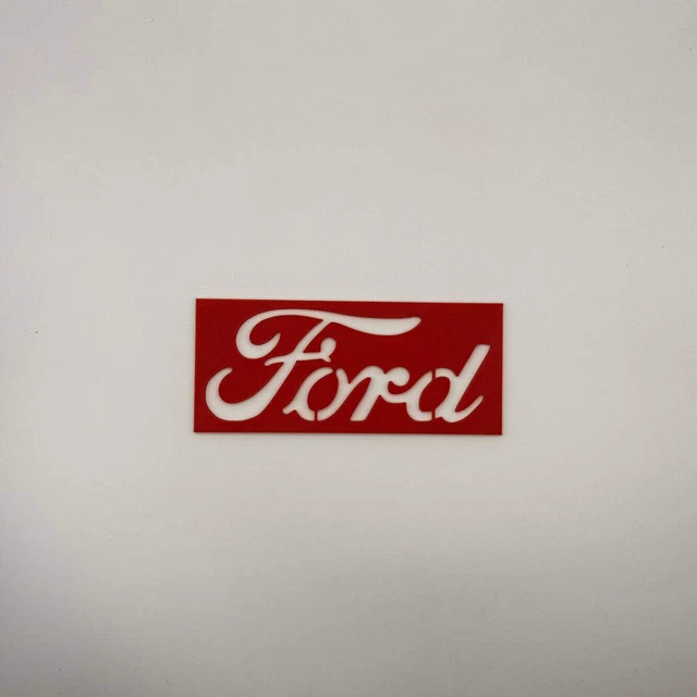 FORD CARPET LOGO Stencil-3D Printed Car Detailing Template for Floor ...