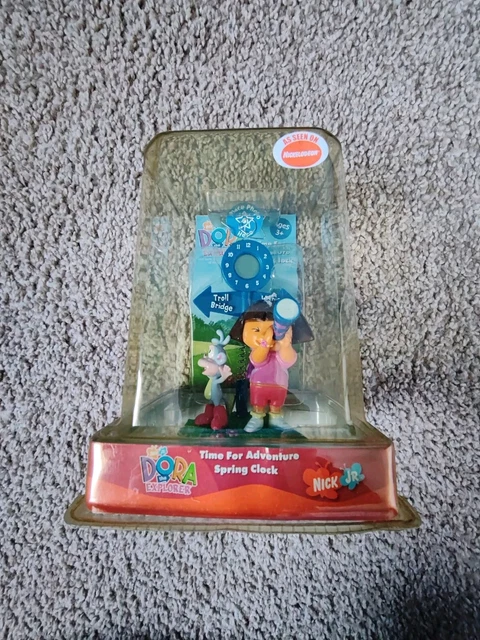 DORA THE EXPLORER Time For Adventure Spring Clock NEW Nickelodeon Jr £5 ...
