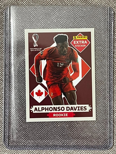 PANINI EXTRA STICKER Fifa World Cup Qatar 2022 Alphonso Davies Rookie ...